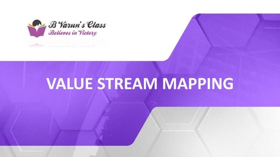 value stream mapping | PPTX