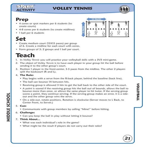 LEAD-UP GAMES for Different TEAM SPORTS | DOCX