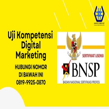 TERBAIK, Call 0819-9925-0870, Kompetensi Bnsp Winata Cyber Net | PPT