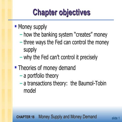 MACROECONOMICS-CH18 | PPT