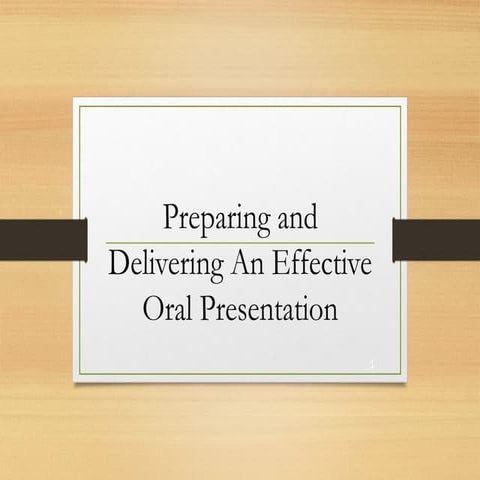 18. oral presentation a | PPT