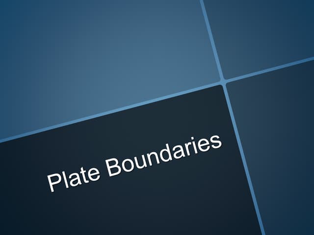 Plate Tectonic Theory | PPTX