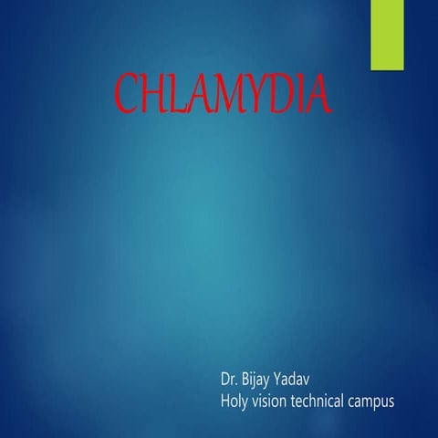 18. Chlamydia | PPTX