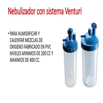 Nebulizador con sistema venturi | PPTX