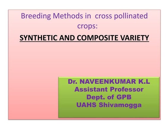 Synthetic and composite variety | PPT