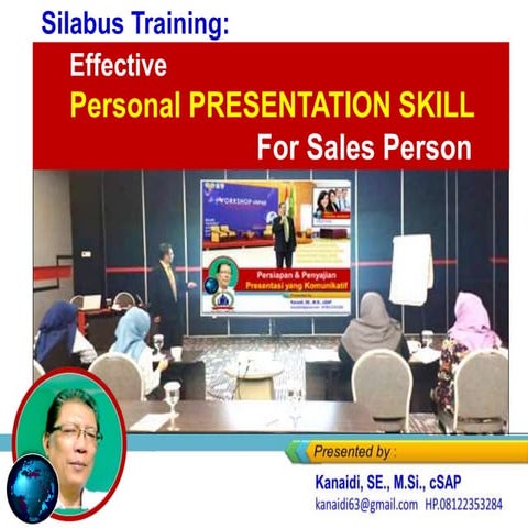 (2022) Silabus Training "Effective Personal PRESENTATION SKILL For ...