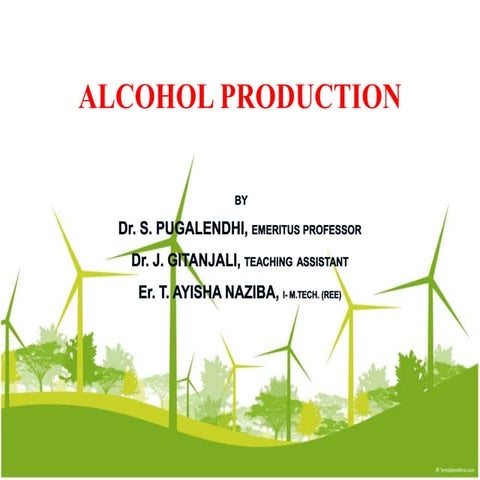 18. ALCOHOL PRODUCTION.ppt | Alcoholic Beverages | Food & Drink