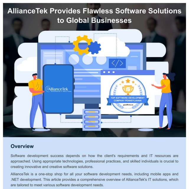 AllianceTek Provides Flawless Software Solutions to Global Businesses | PDF