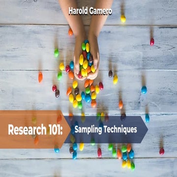 Research 101: Sampling Techniques in Research | PDF | Science