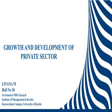 PRIVATE SECTOR growth & development presentation | PPTX