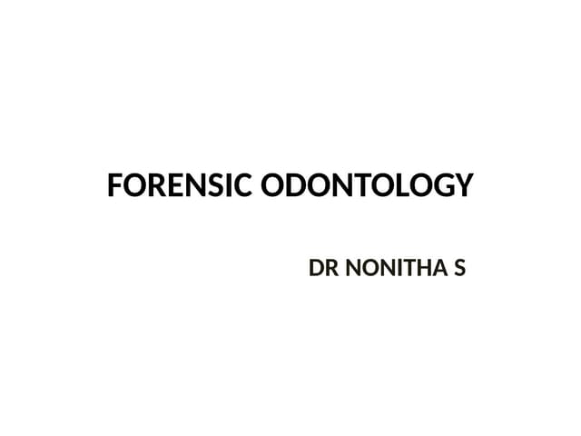 Bite Marks (FORENSIC DENTISTRY) | PPTX