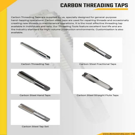 CARBON-THREADING-TAPS EXPORTERS | PDF