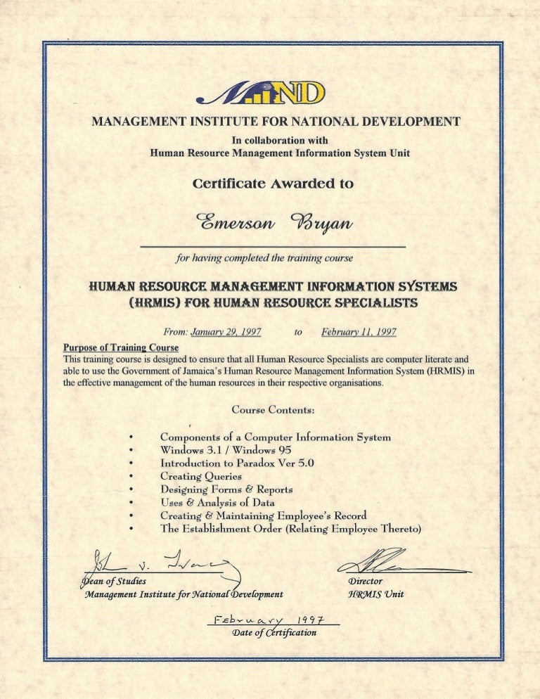 Certificate Human Resource Management Information Management Systems certificate-human-resource-management-information-management-systems