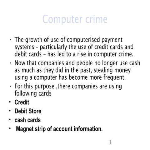 18 computers and the law | PPT