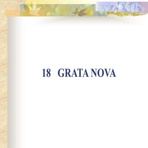 grata nova harpa crista 18 | PPT