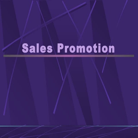 18. sales promotion | PPT