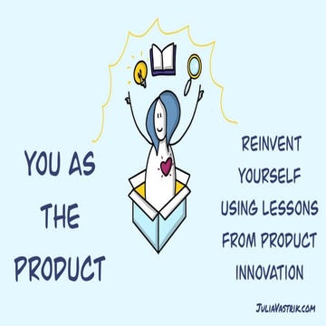 You As The Product: Reinvent Yourself Using Lessons from Product ...