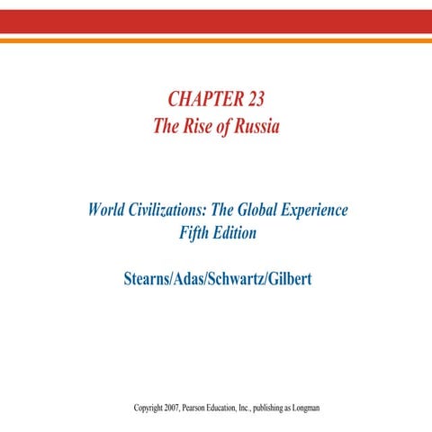 18. The Rise of Russia | PPT