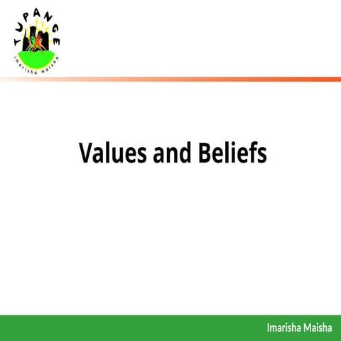 18-Values-and-beliefs Liora saw their fading belief | PPT