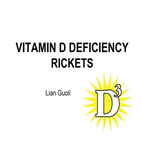 18-- VITAMIN D DEFICIENCY RICKETS{18}.ppt