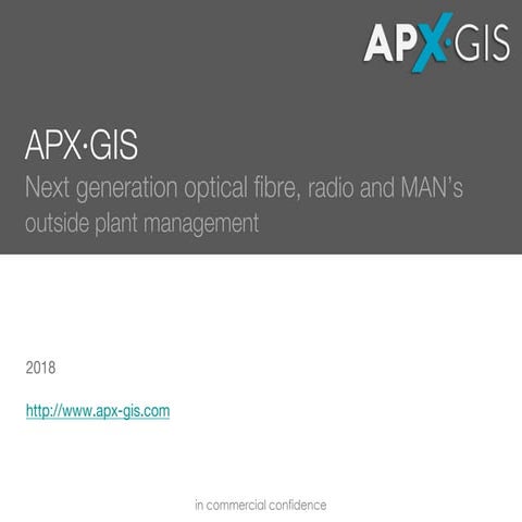 APX GIS optical distribution network inventory platform | PPT
