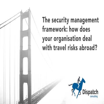Dispatch security risk management | PDF