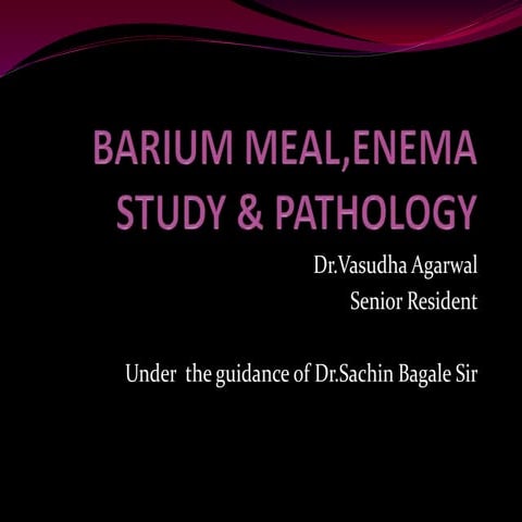 Barium enema | PPT
