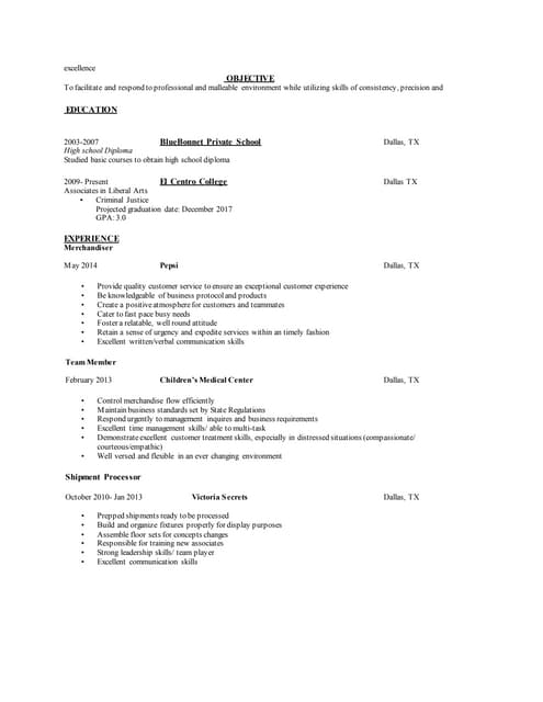 Briana Fowler__resume | DOCX | College Education | Education