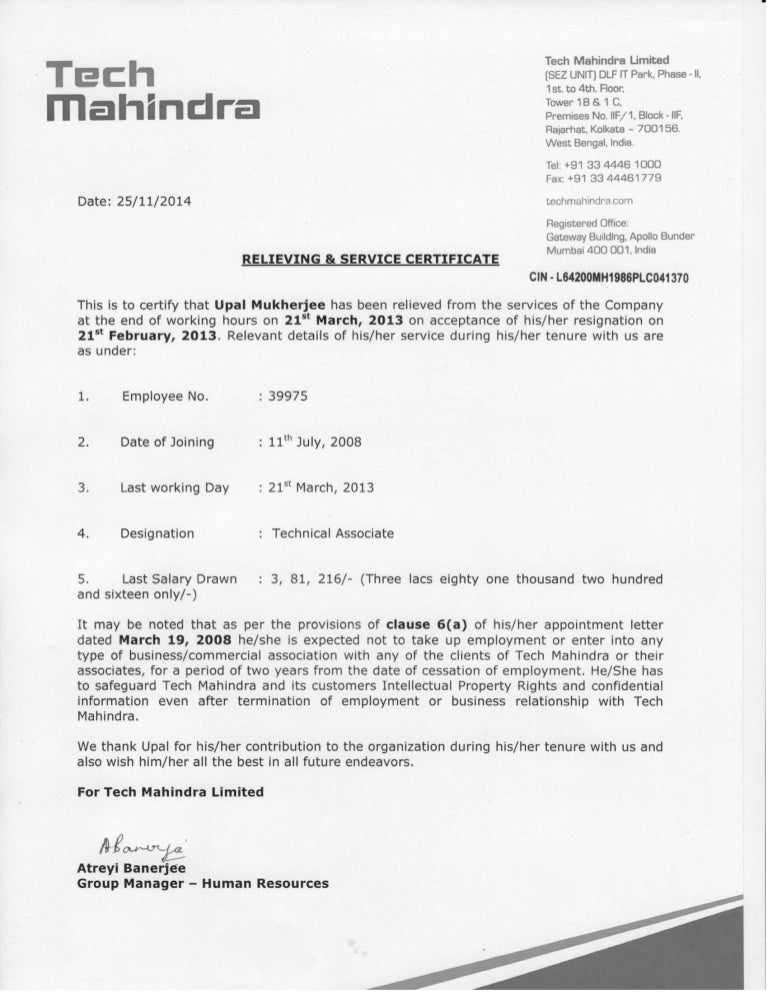 Tech_Mahindra_Experience_Letter