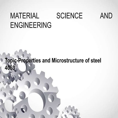 Steel 4063 | PPT