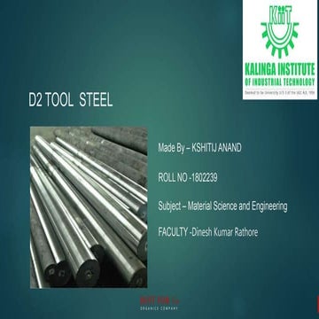 D2 Tool Steel | PPTX
