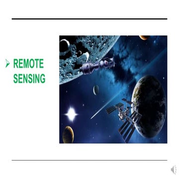 REMOTE SENSING | PPT