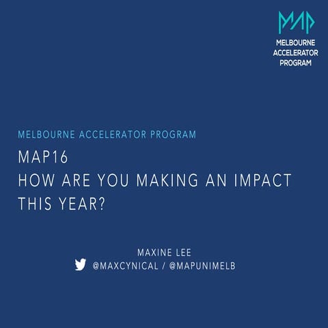 MAP16 Information Night | PPT