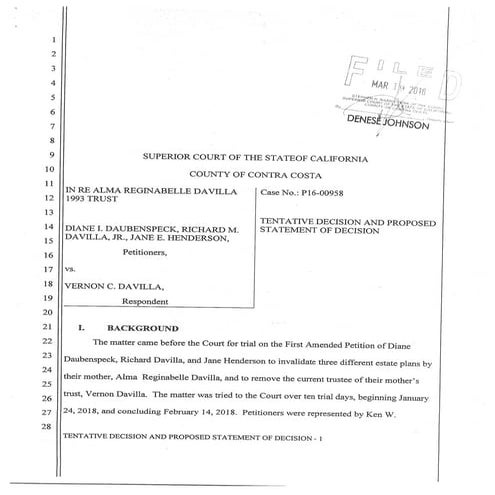 Scherer Smith & Kenny LLP Obtains Defense Verdict for Trustee in Elder ...