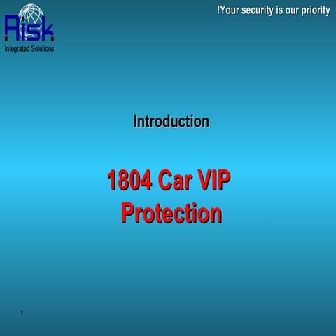 Car Vip Protection presentation | PPT