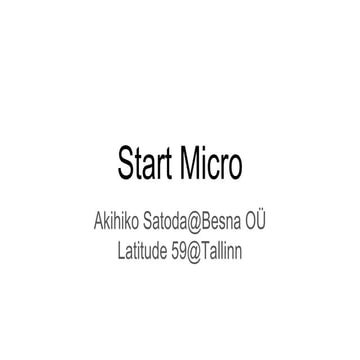 Start Micro | PPTX
