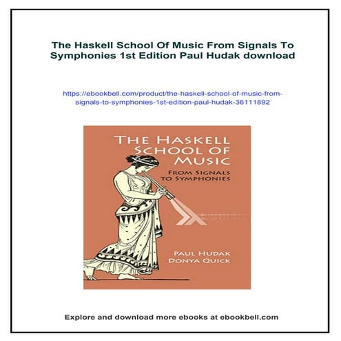 The Haskell School Of Music From Signals To Symphonies 1st Edition Paul Hudak | PDF