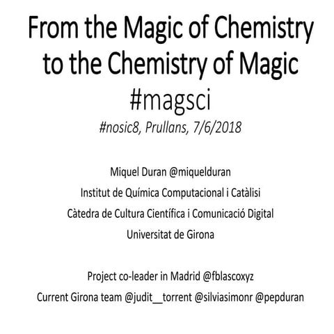 From the Magic of Science to the Science of Magic | PPTX