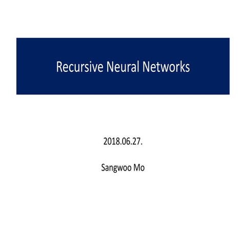 Recursive Neural Networks Pdf Programming Languages Computing