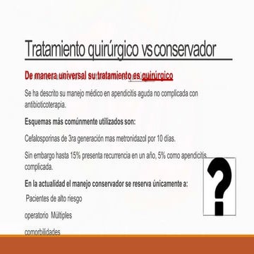Apendicectomia Tipo Mc Burney | PPTX