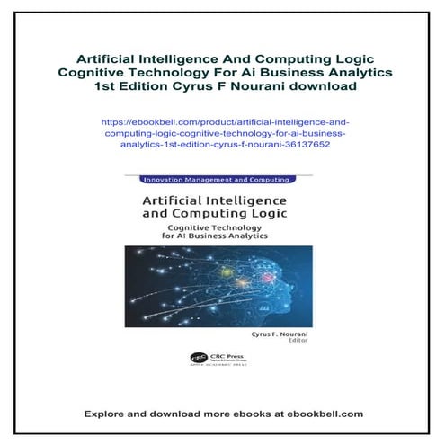 Artificial Intelligence And Computing Logic Cognitive Technology For Ai Business Analytics 1st ...