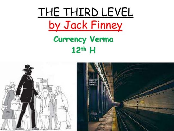 The Third Level - Class 12 - English Vistas | PPTX | Stamps and Coins ...