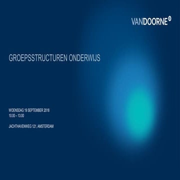 Groepsstructuren in het onderwijs | PPT