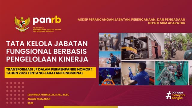 Slide Permenpan No. 1 Tahun 2023 - Jabatan Fungsional.pptx
