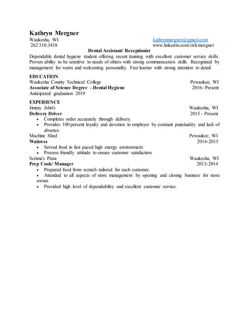 Resume Final | PDF