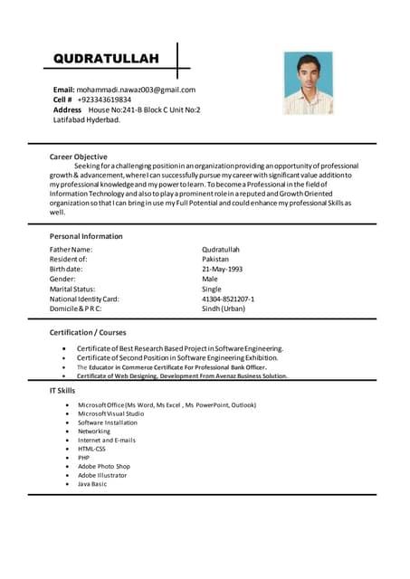 shadi resume CV-6 | PDF