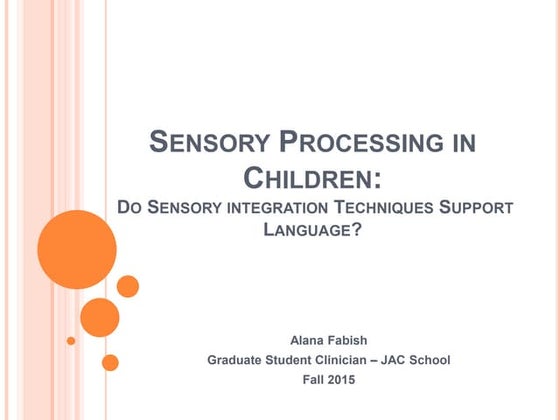 Sensory Integration Therapy | PPT