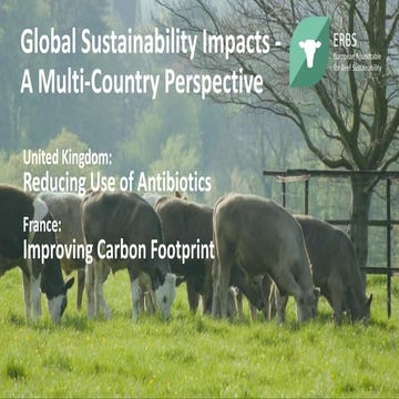 Estelle Rabourdin and Jess Sloss - Global Sustainability Impacts ...