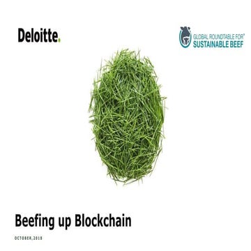 Panel - Beefing Up Blockchain How Blockchain Can Transform the Beef ...