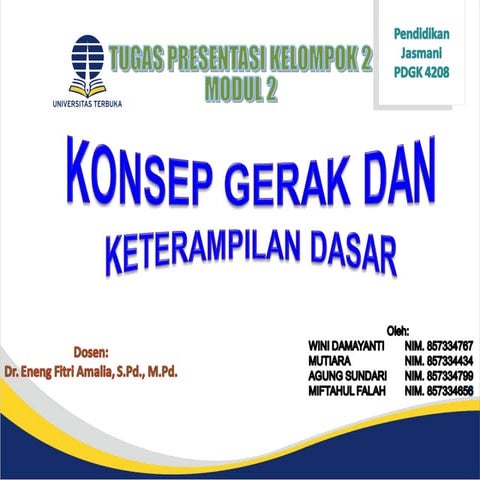 PPT penjas kelompok 2.pptx universitas terbuka | PPTX